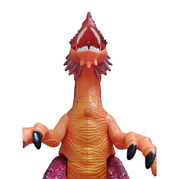 Dragon | Toys | Adventure Force Vesuvius Fiery Orange Dragon Toy Not ...